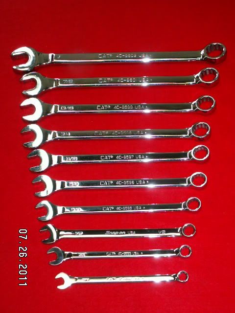 Caterpillar Flank Drive Plus Wrench Set Snap On CAT The Garage Journal