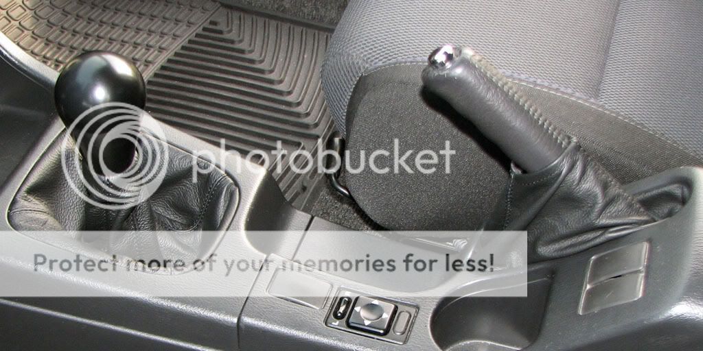 Leather shift and parking brake boots | Subaru WRX Forum