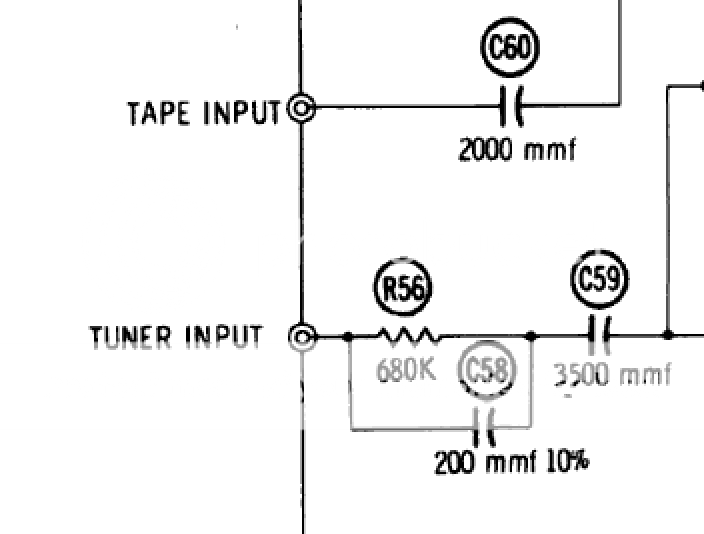 inline capacitor values for preamp input? | Audiokarma Home Audio ...