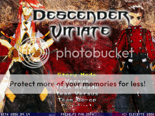 The Mugen Fighters Guild - Descender Vitiate: W.I.P Tales of Fan game