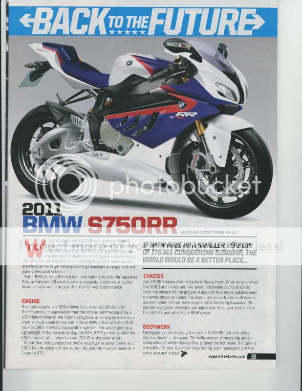 S750RR Concept Bike | BMW S1000RR Forum